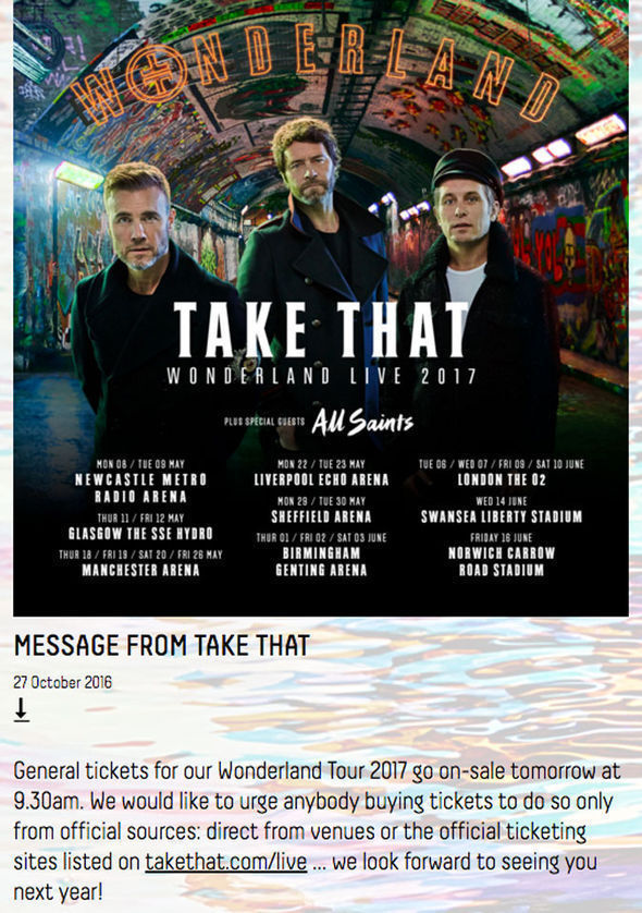 Take That Concert & Tour History (Updated for 2023) | Concert Archives