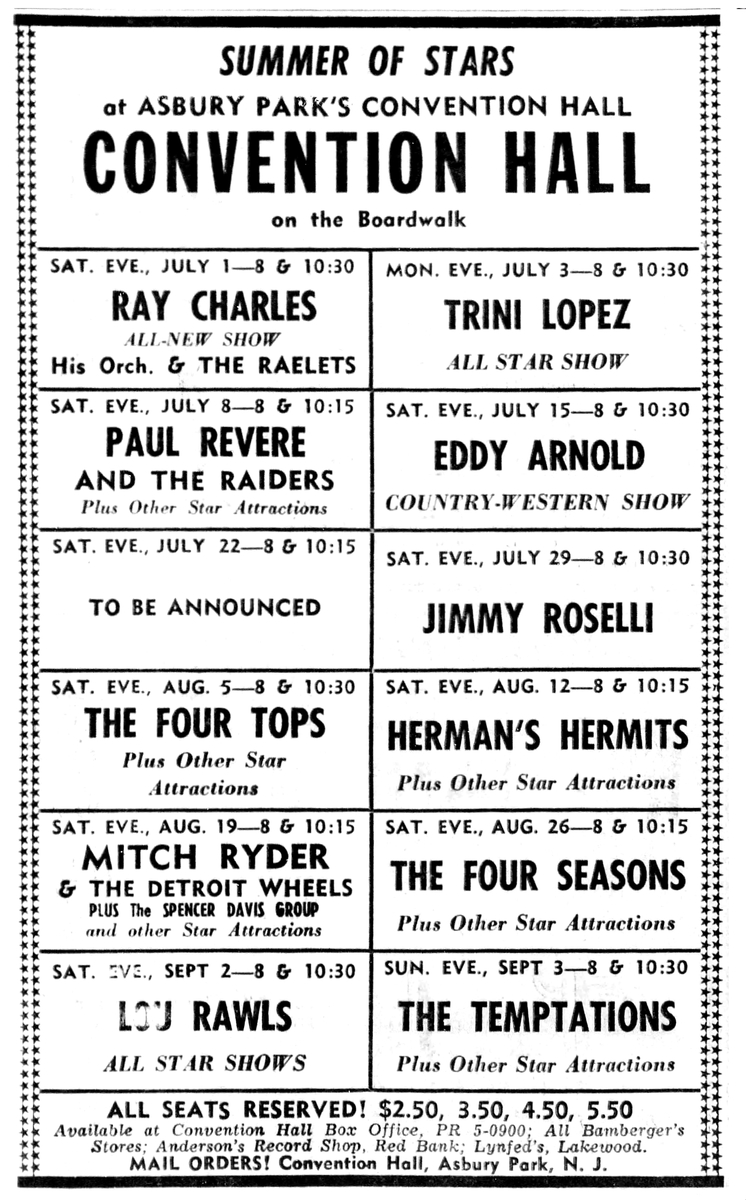 The Magnificent Men Concert & Tour History | Concert Archives