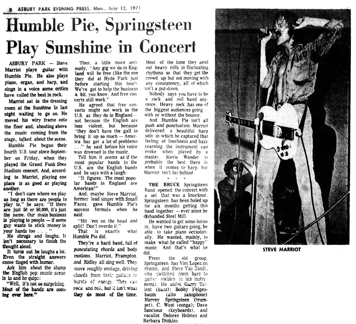 Concert History of Sunshine In Asbury Park, New Jersey, United States ...