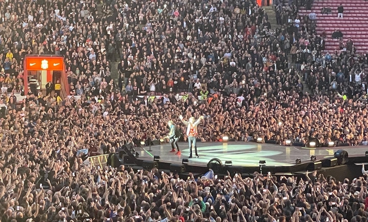 Concert History of Anfield Stadium Liverpool, England, United Kingdom ...