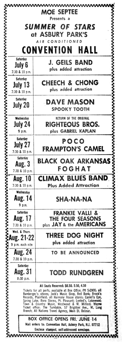 Gabriel Kaplan Concert & Tour History | Concert Archives