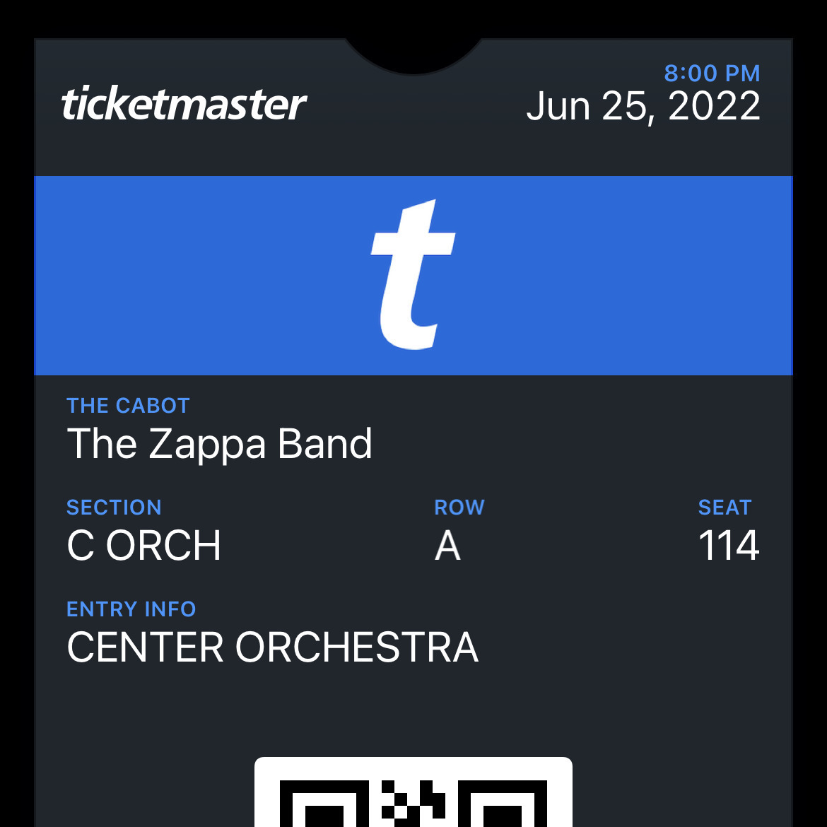 The Zappa Band Concert & Tour History | Concert Archives