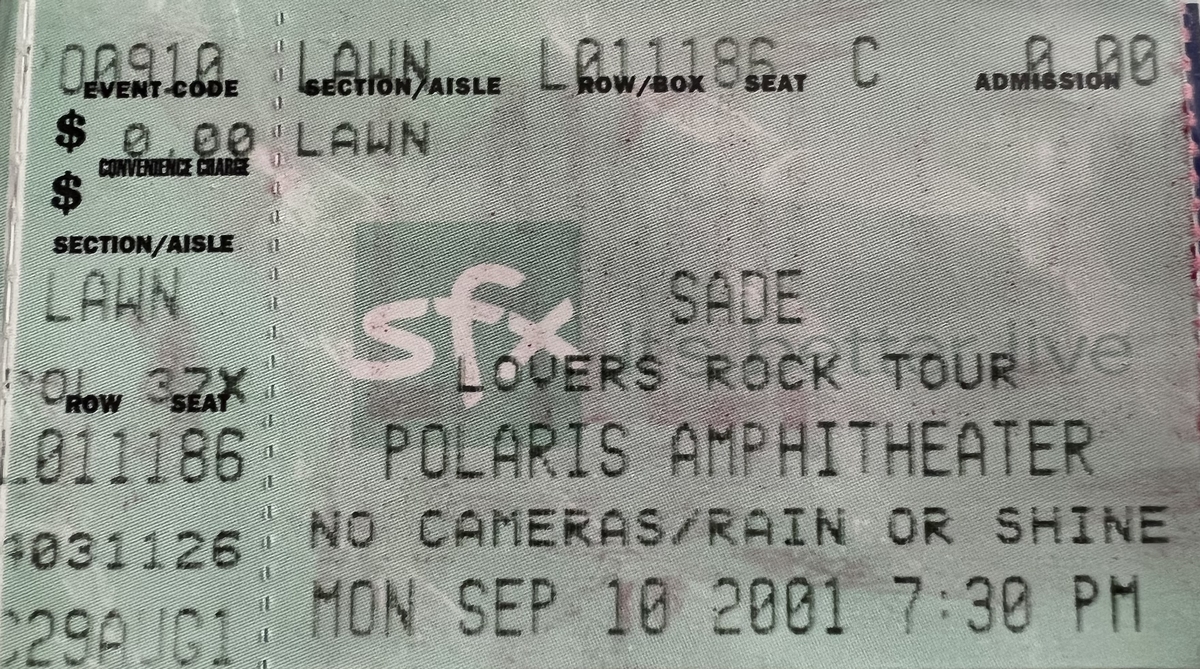 Sade Concert & Tour History | Concert Archives