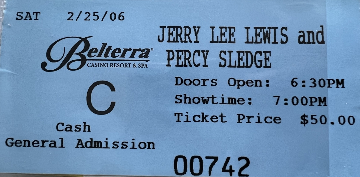 Percy Sledge Concert & Tour History | Concert Archives