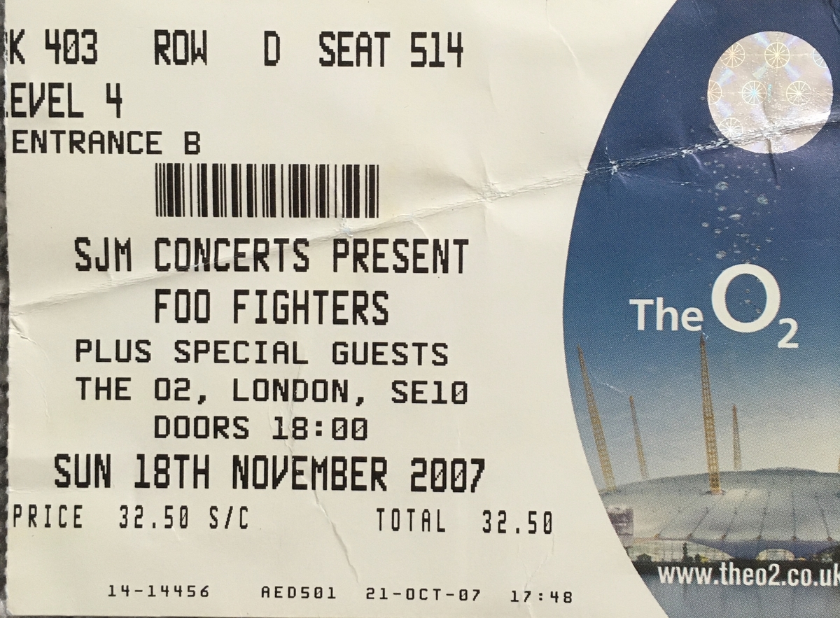 Concert History of The O2 London, England, United Kingdom (Updated for ...