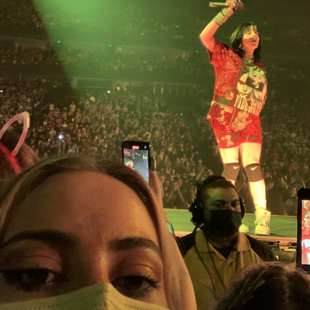 Mar 09, 2022: Billie Eilish / Duckwrth at Bridgestone Arena Nashville ...