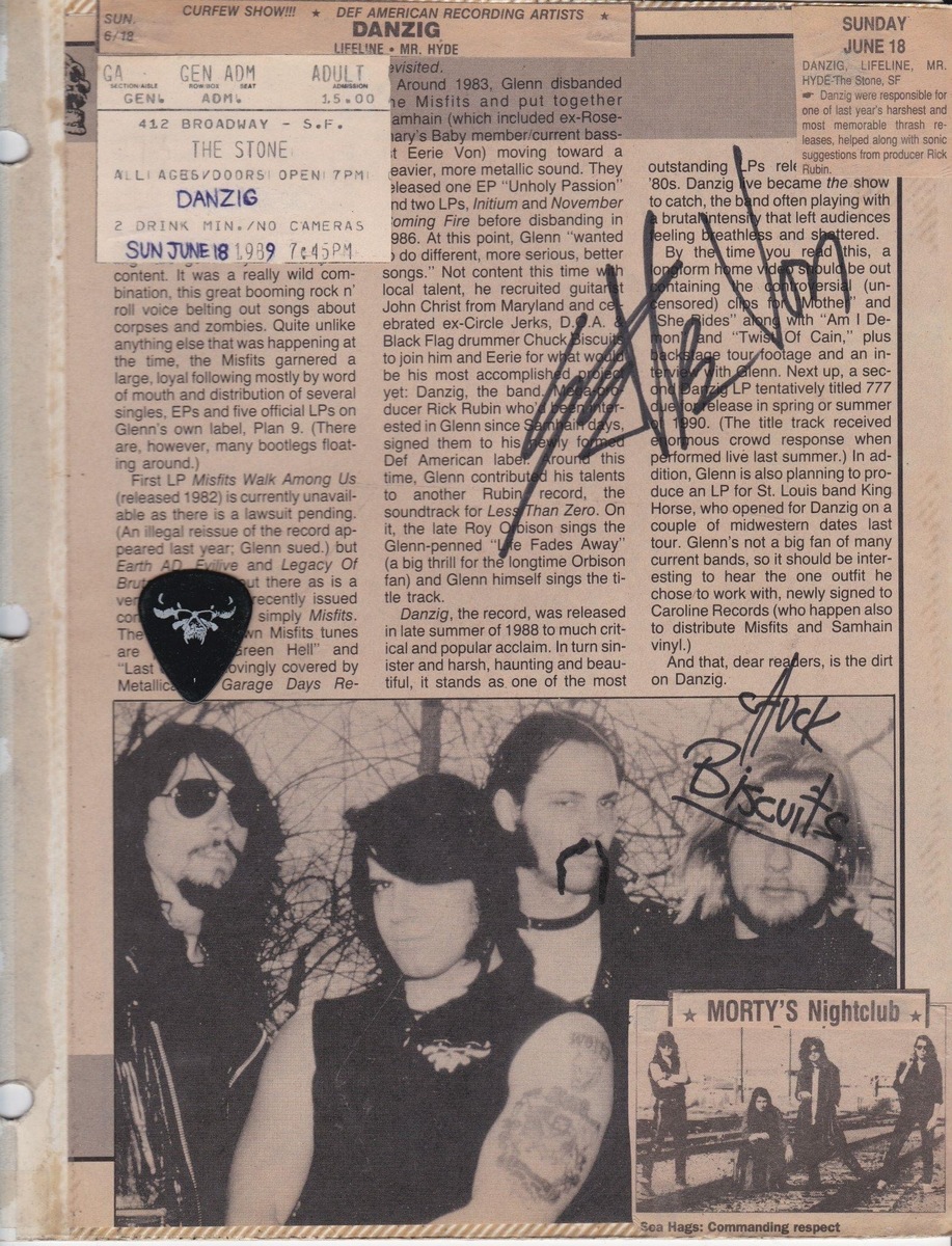 Danzig Concert & Tour History (Updated for 2022) | Concert Archives