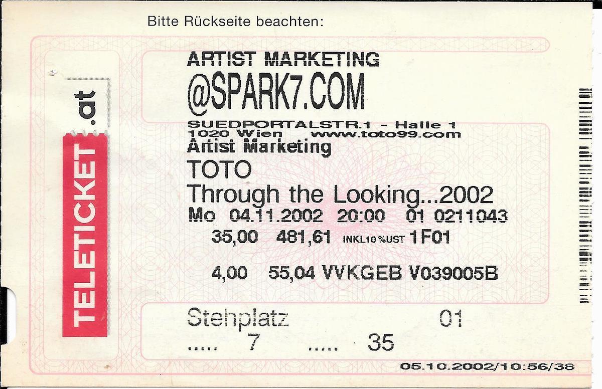 Toto Concert & Tour History (Updated for 2022 - 2023) | Concert Archives