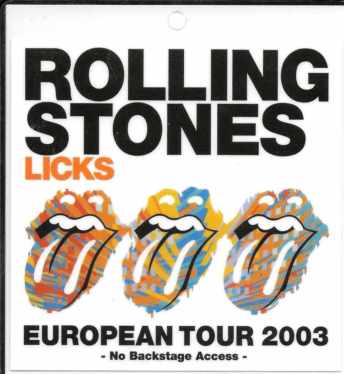The Rolling Stones's 2003 Concert & Tour History | Concert Archives