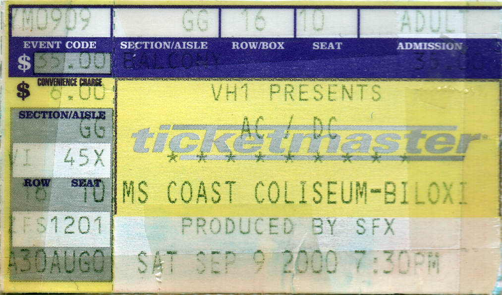 2000 Concert History of Mississippi Coast Coliseum Biloxi, Mississippi ...