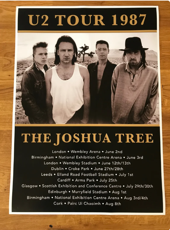 Jun 12, 1987: U2 / Pretenders / World Party / Spear of Destiny at ...