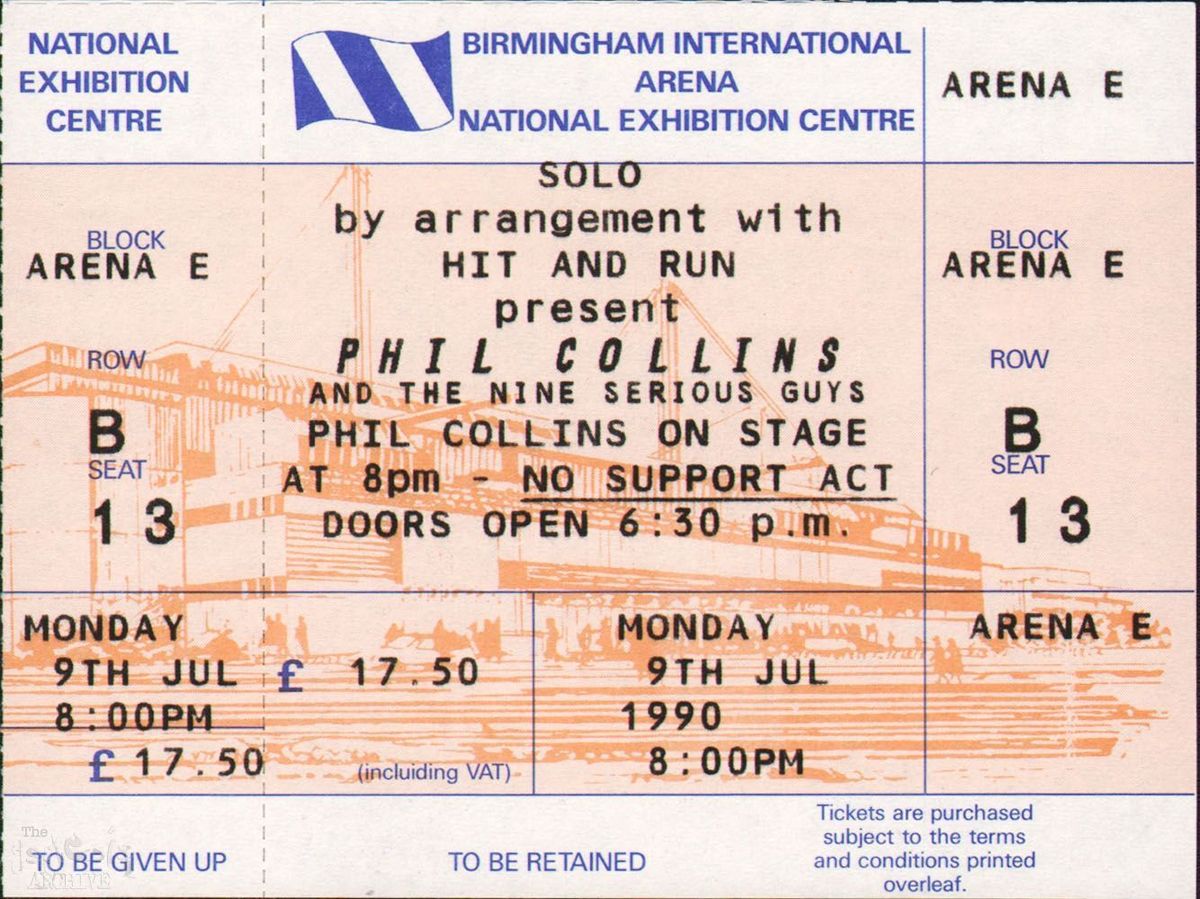 Phil Collins Concert & Tour History | Concert Archives