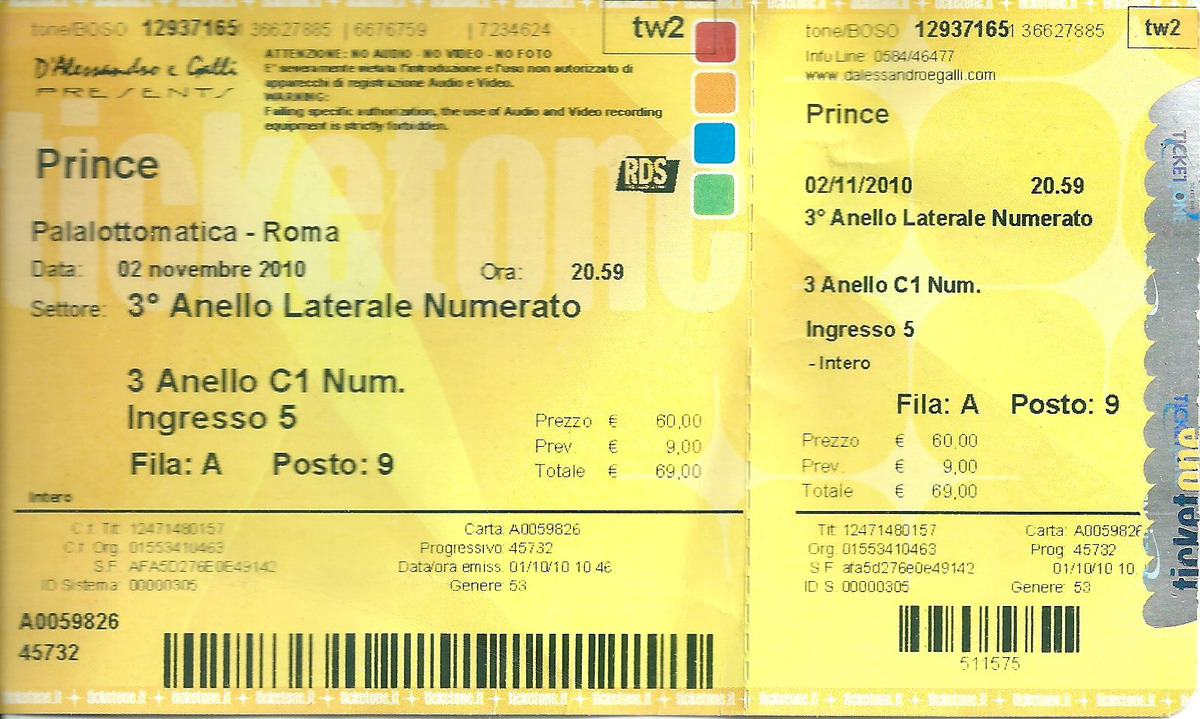 Prince Concert & Tour History (Updated for 2022) | Concert Archives