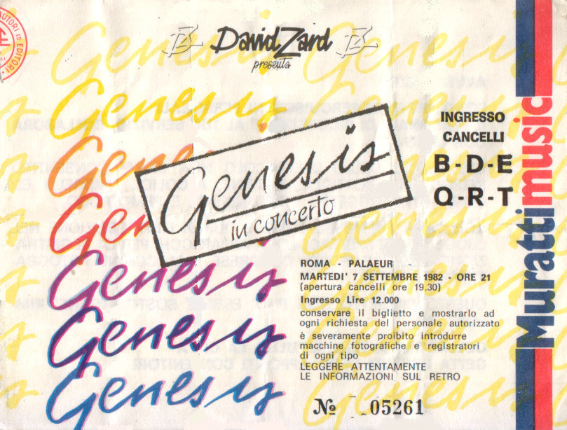 Genesis Concert & Tour History (Updated for 2022) | Concert Archives