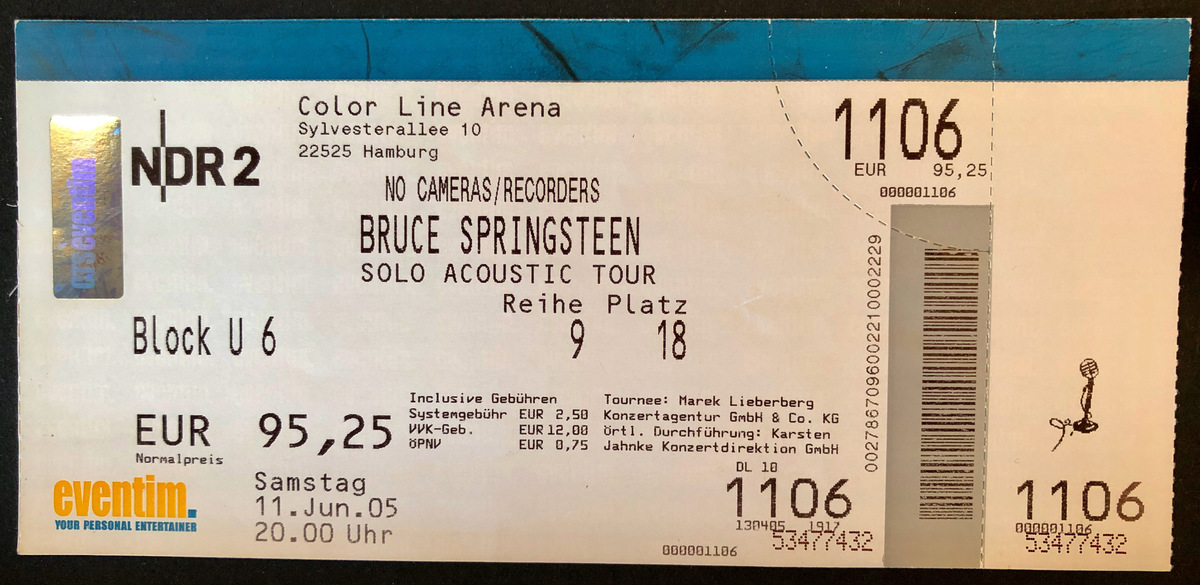 Bruce Springsteen's 2005 Concert & Tour History | Concert Archives