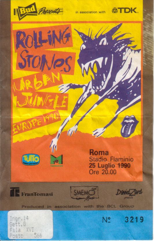 The Rolling Stones's 1990 Concert & Tour History | Concert Archives