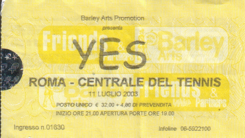 Yes Concert & Tour History (Updated for 2022) | Concert Archives