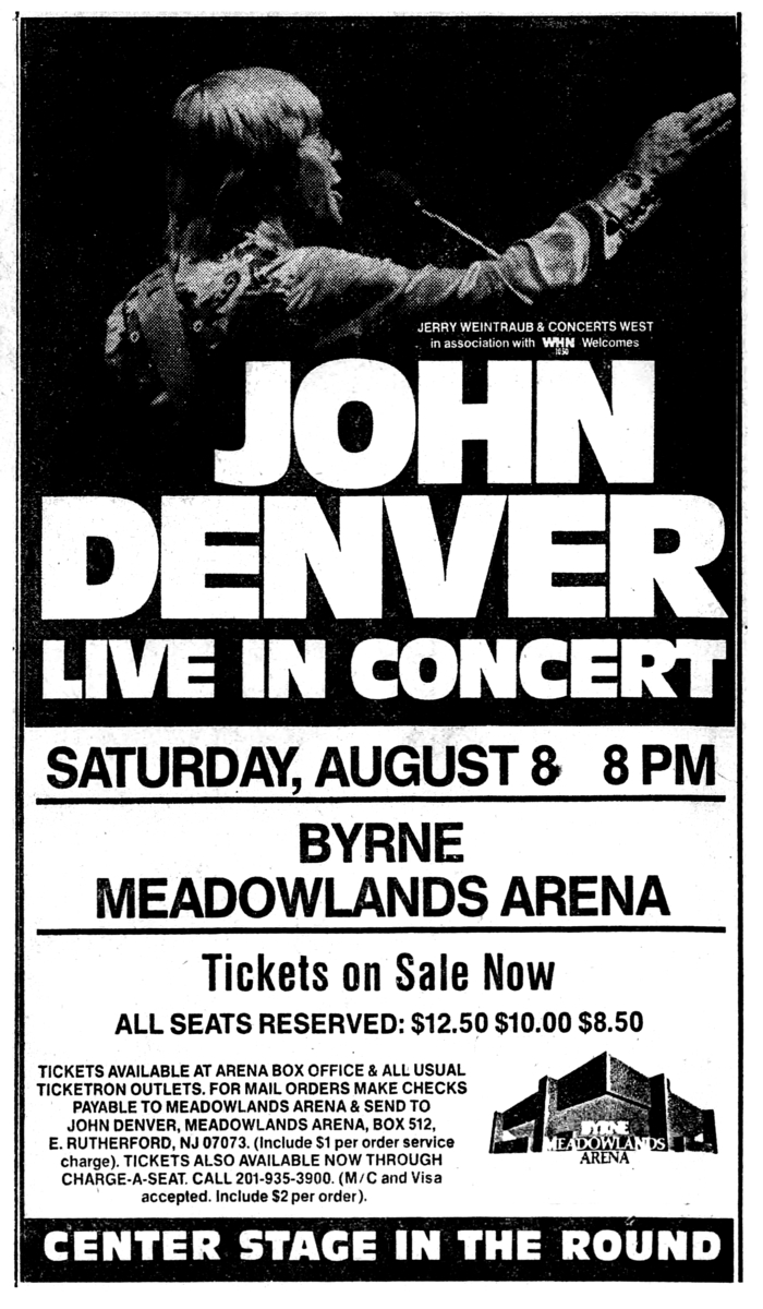 John Denver Concert & Tour History (Updated for 2023) | Concert Archives
