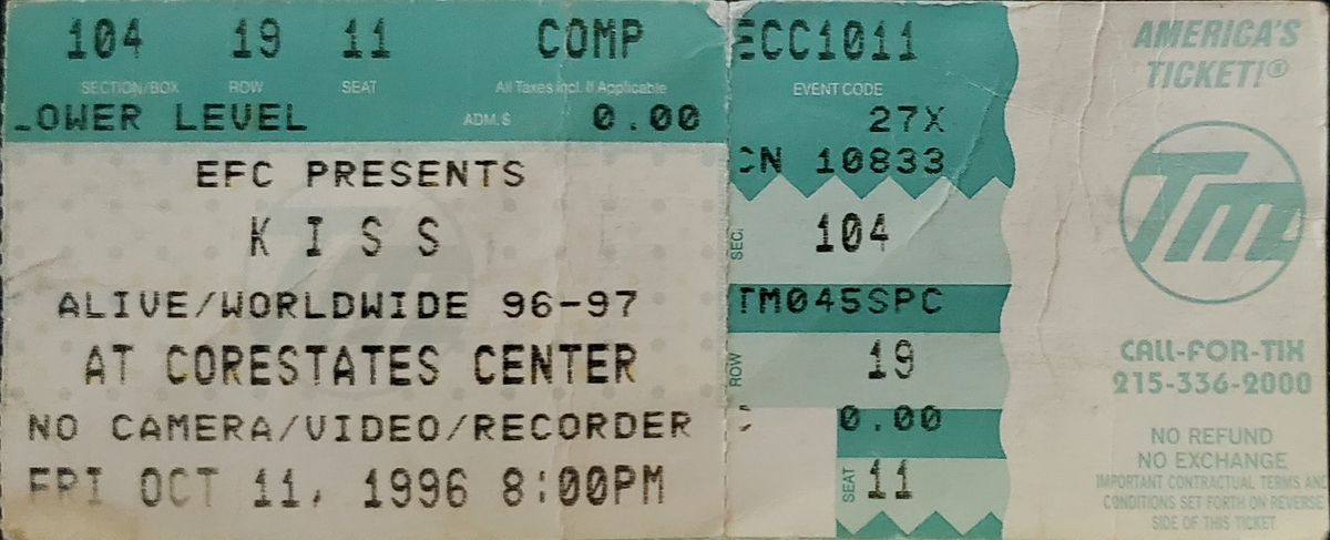 Concert History of Corestates Center Philadelphia, Pennsylvania, United ...