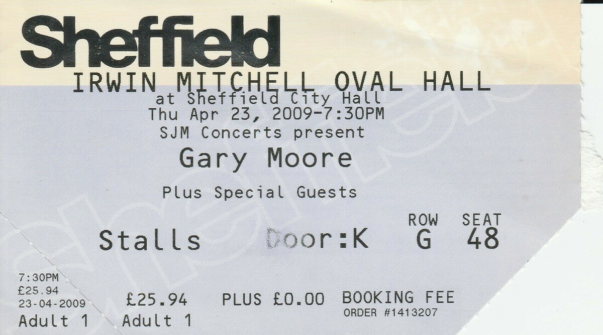 Concert History of The Oval Hall Sheffield City Hall Sheffield, England ...