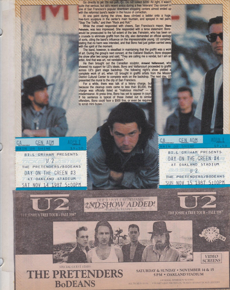 U2 Concert & Tour History (Updated for 2022) | Concert Archives