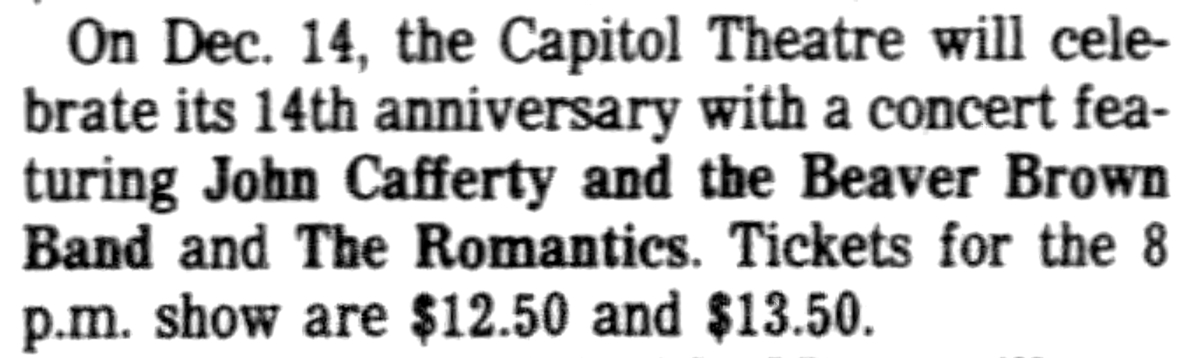 The Romantics Concert & Tour History | Concert Archives