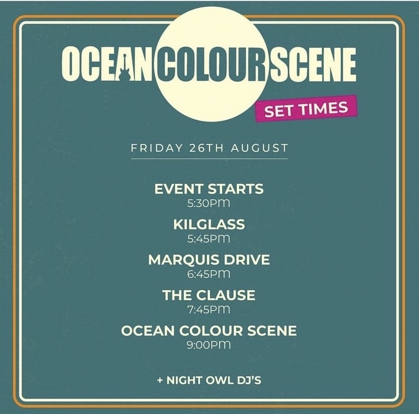 Ocean Colour Scene Concert & Tour History (Updated for 2022) | Concert ...