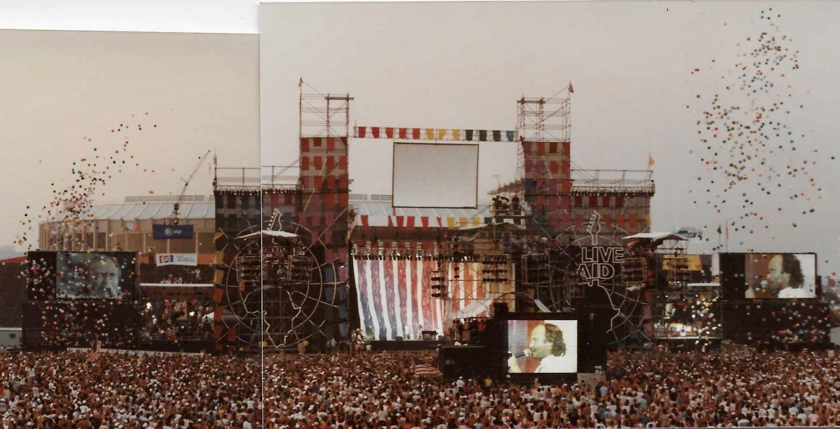 Jul 13, 1985: Live Aid at John F. Kennedy Stadium Philadelphia ...