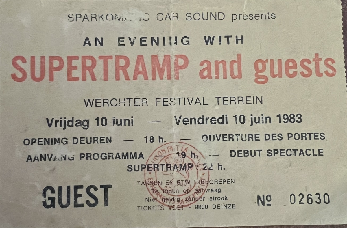 Supertramp Concert & Tour History | Concert Archives
