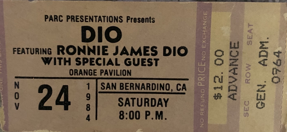 Dio Concert & Tour History (Updated for 2022) | Concert Archives