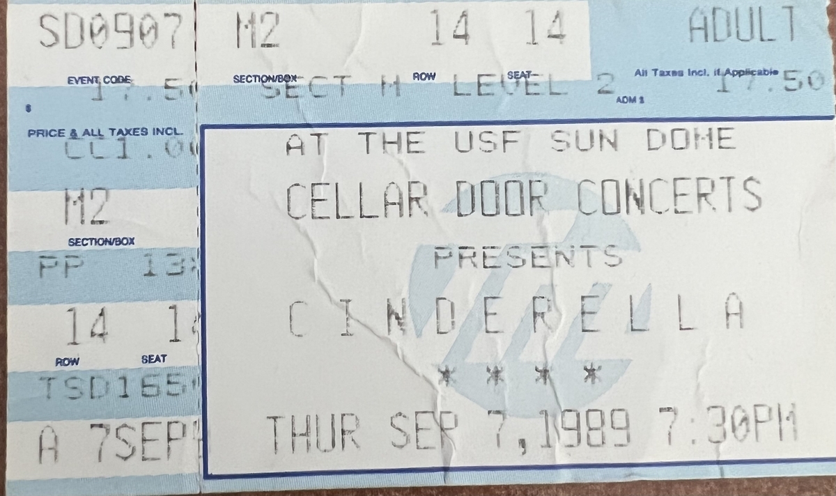 Cinderella Concert & Tour History (Updated for 2022) | Concert Archives