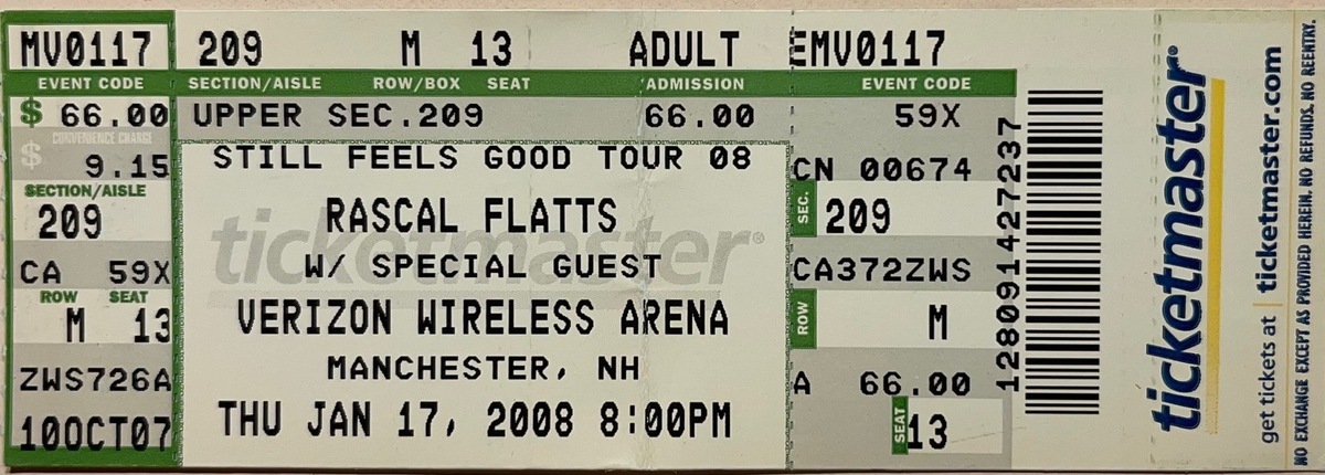 Rascal Flatts Concert & Tour History | Concert Archives