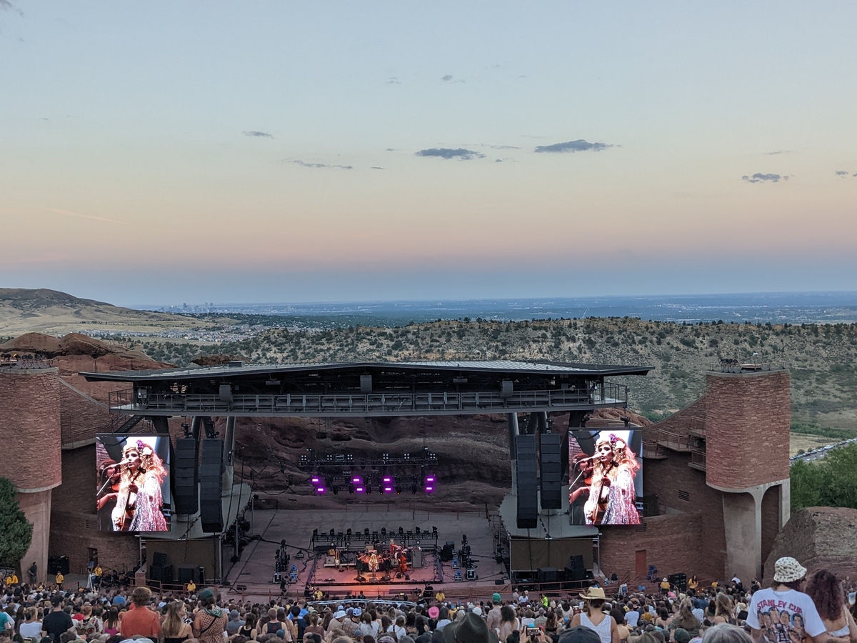 Concert History of Red Rocks Amphitheatre Morrison, Colorado, United ...