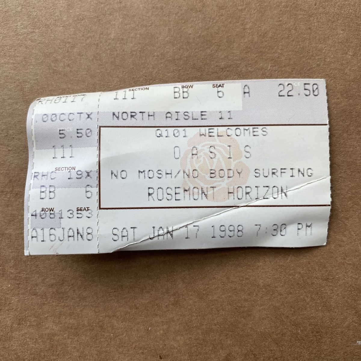 Oasis Concert & Tour History | Concert Archives