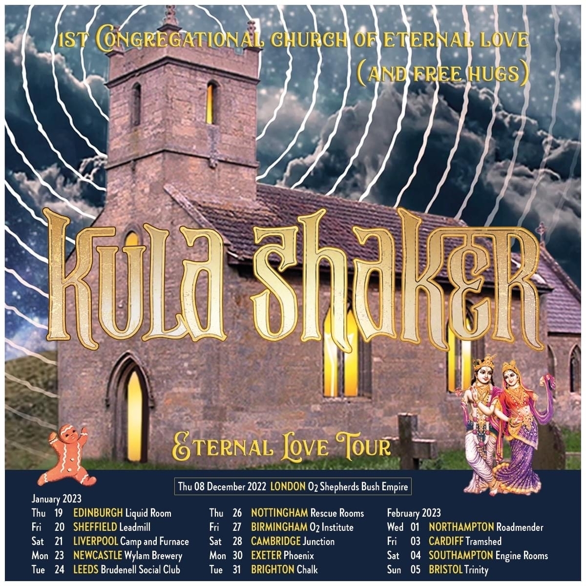 Kula Shaker Concert & Tour History (Updated for 2022 - 2023) | Concert ...