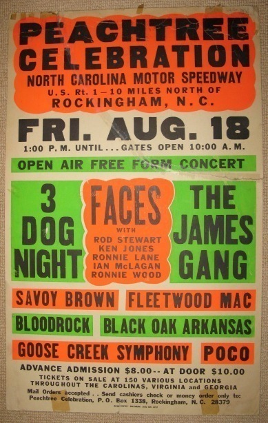 Concert History of North Carolina Motor Speedway Rockingham,nc,usa ...