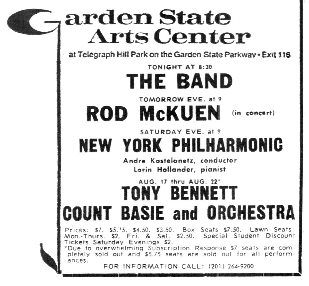 Concert History of Garden State Arts Center Holmdel, New Jersey, United ...