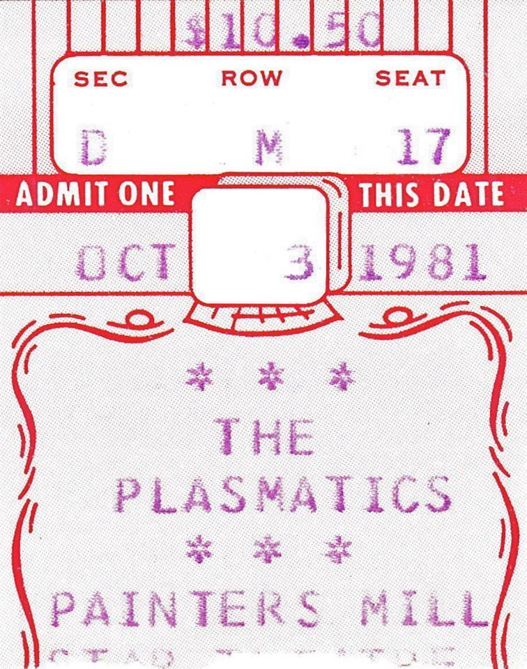 Oct 03, 1981: Plasmatics at Painters Mill Star Theatre Owings Mills ...