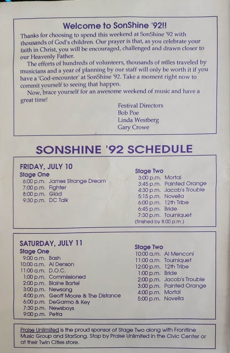 DC Talk Concert & Tour History | Concert Archives