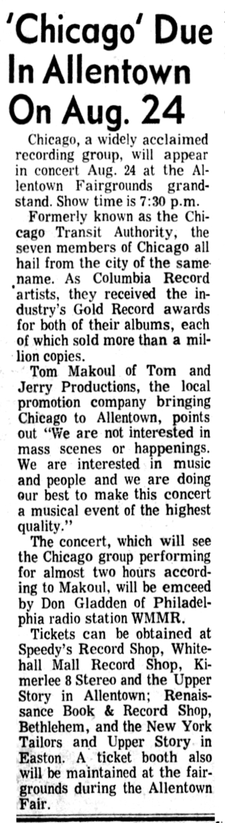 Chicago Concert & Tour History (Updated for 2022 - 2023) | Concert Archives