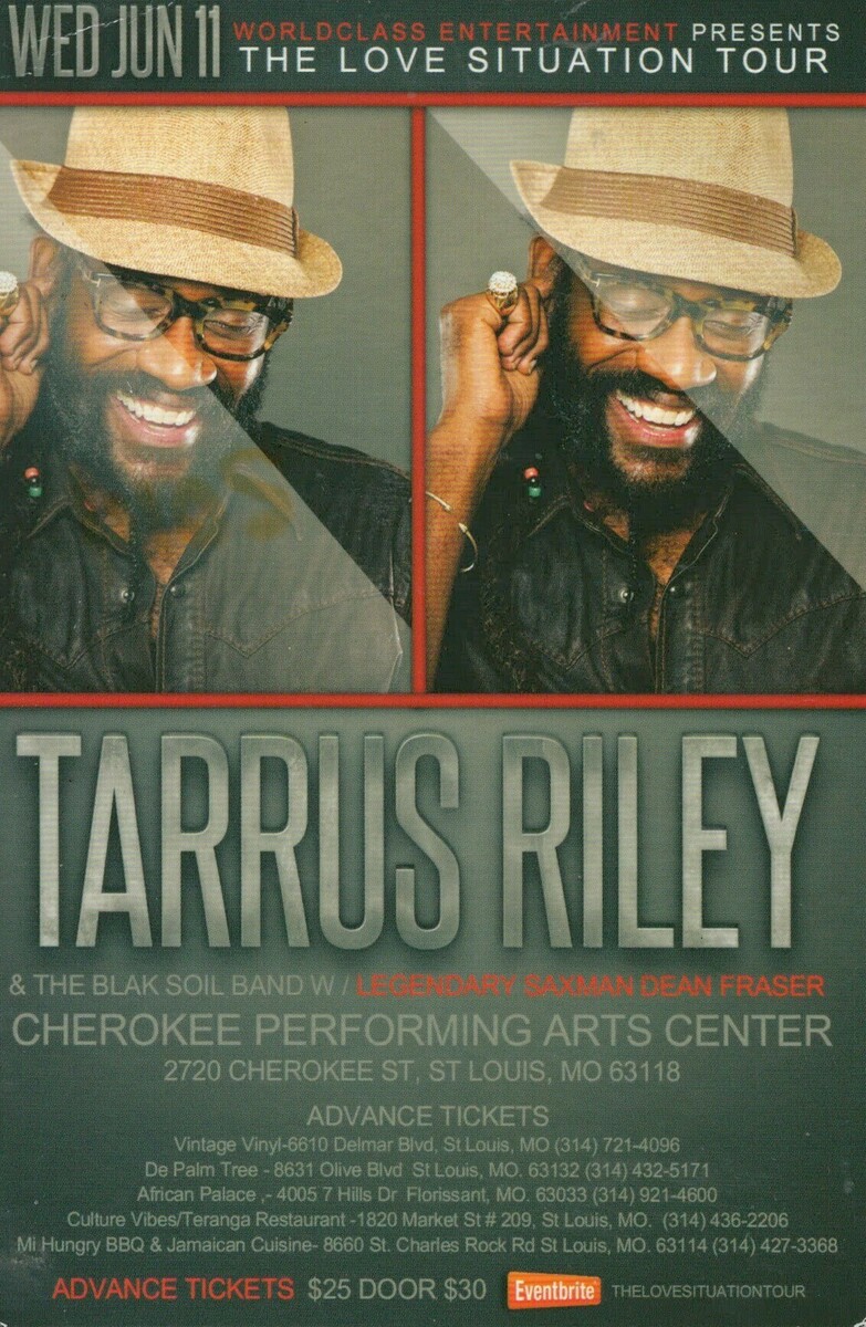 Tarrus Riley & The Black Soil Band Concert & Tour History | Concert ...