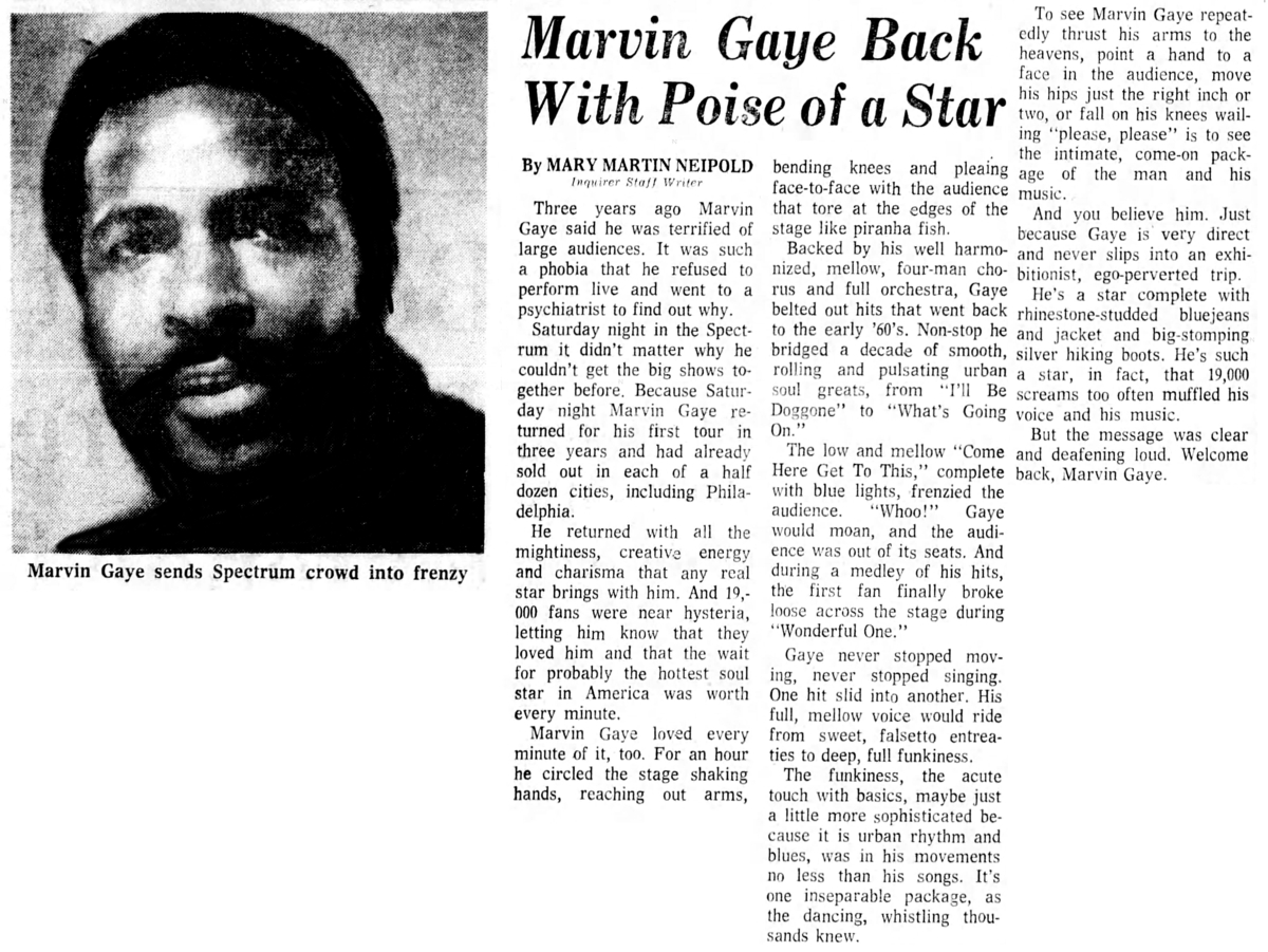 marvin gaye Concert & Tour History | Concert Archives marvin gaye Concert & Tour History | Concert Archives