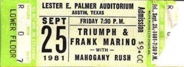 Triumph Concert & Tour History (Updated for 2022) | Concert Archives