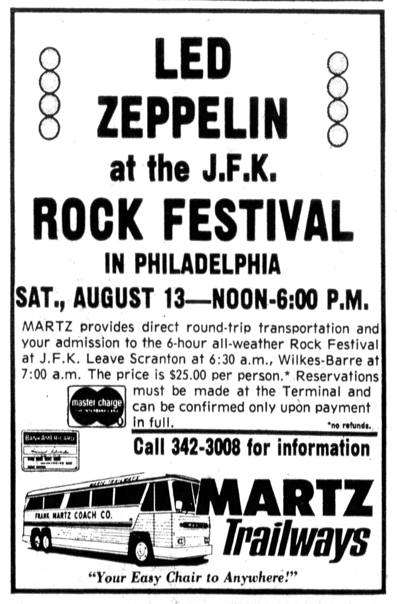 Led Zeppelin Concert & Tour History | Concert Archives