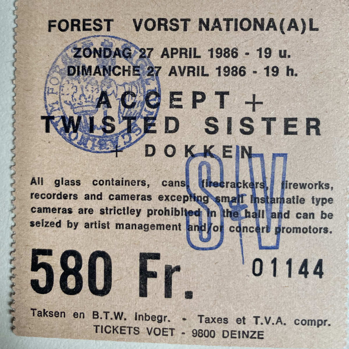 Accept Concert & Tour History (Updated for 2022 - 2023) | Concert Archives