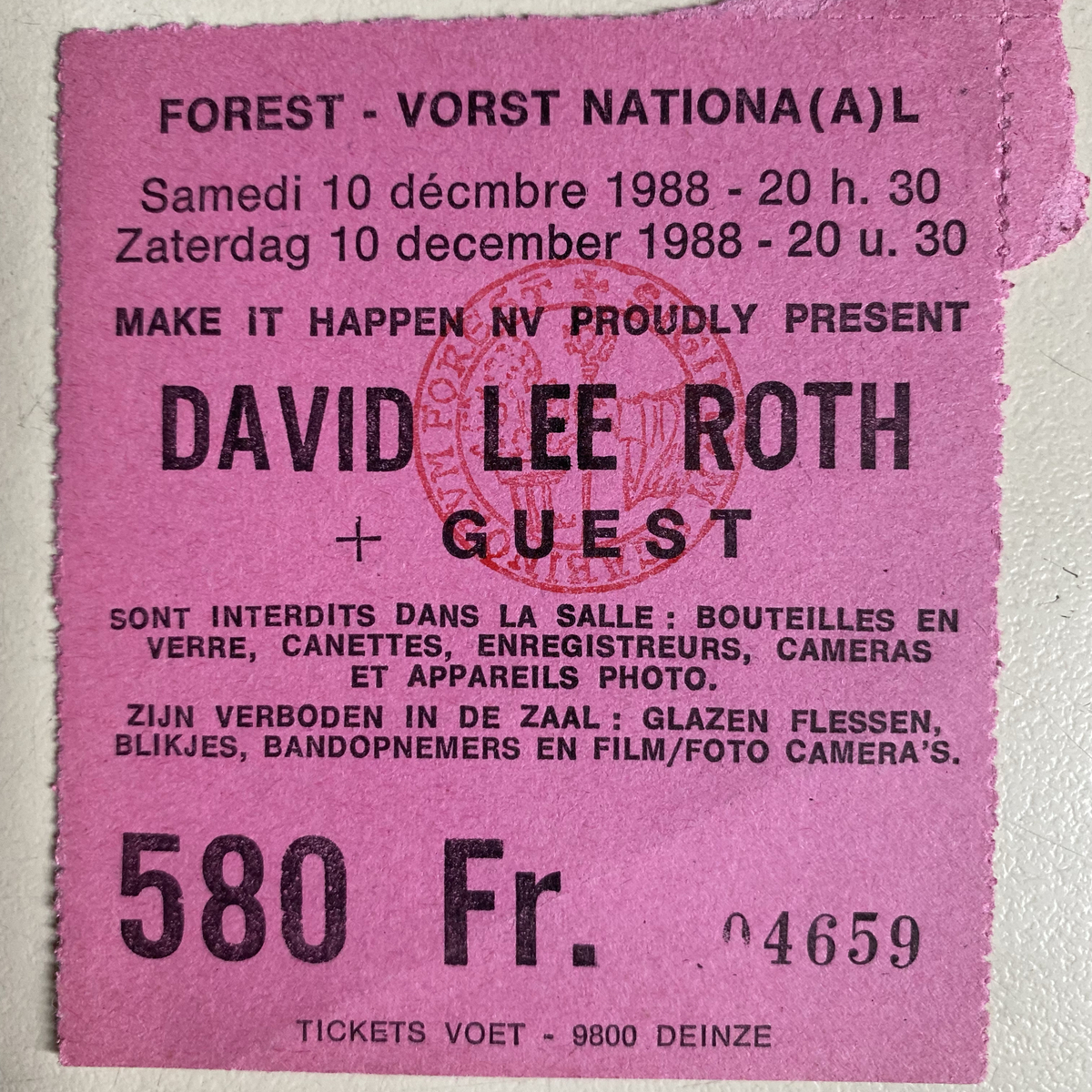 David Lee Roth Concert & Tour History (Updated for 2022) | Concert Archives
