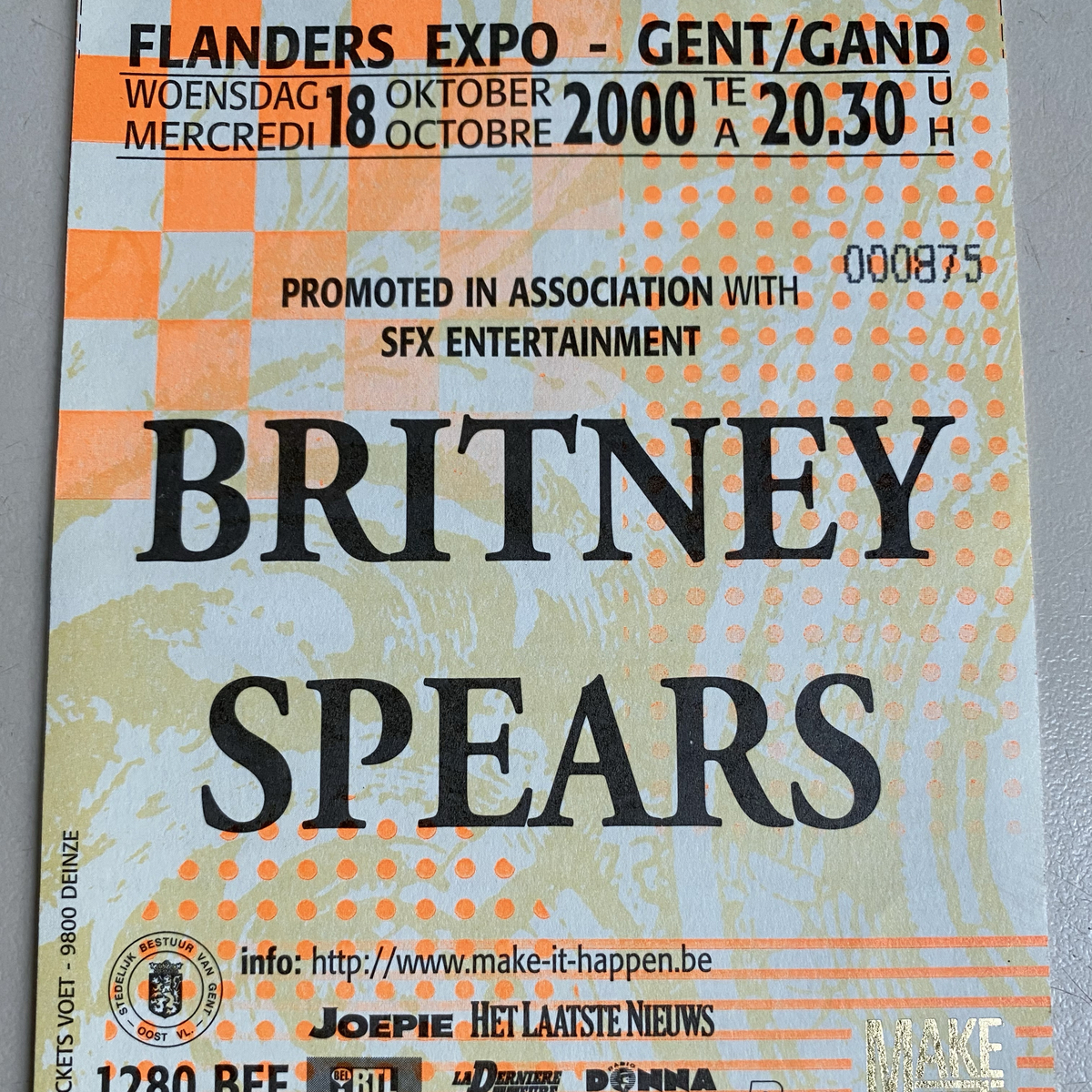 Britney Spears's 2000 Concert & Tour History | Concert Archives