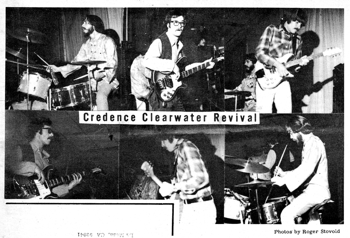Nov 16, 1968: Creedence Clearwater Revival at San Diego Convention Hall San Diego, California ...