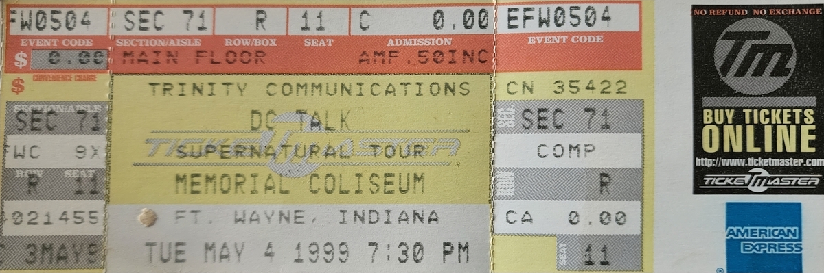 DC Talk Concert & Tour History | Concert Archives