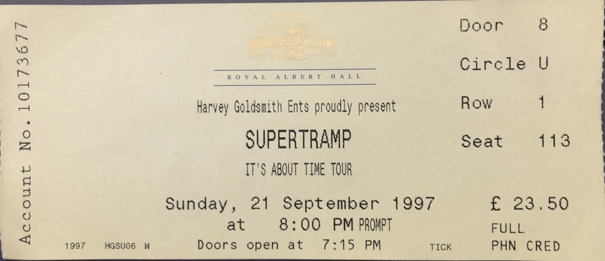 Supertramp Concert & Tour History | Concert Archives